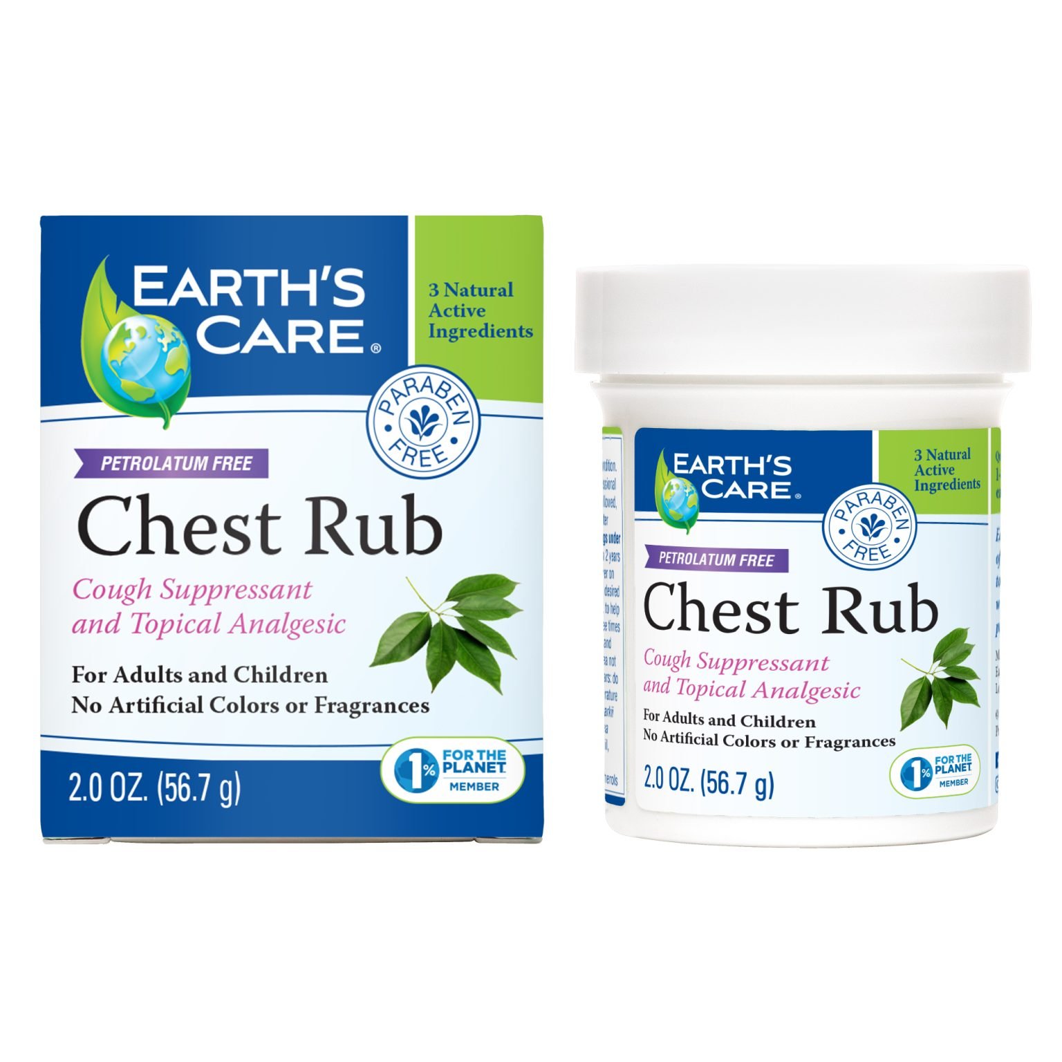 Chest Rub 2 OZ | Earth's Care